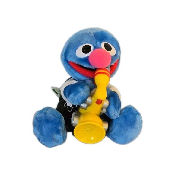 Toys | Tyco Rocknroll Grover 1999 Playing Saxophone 1999 Henson Sesame ...